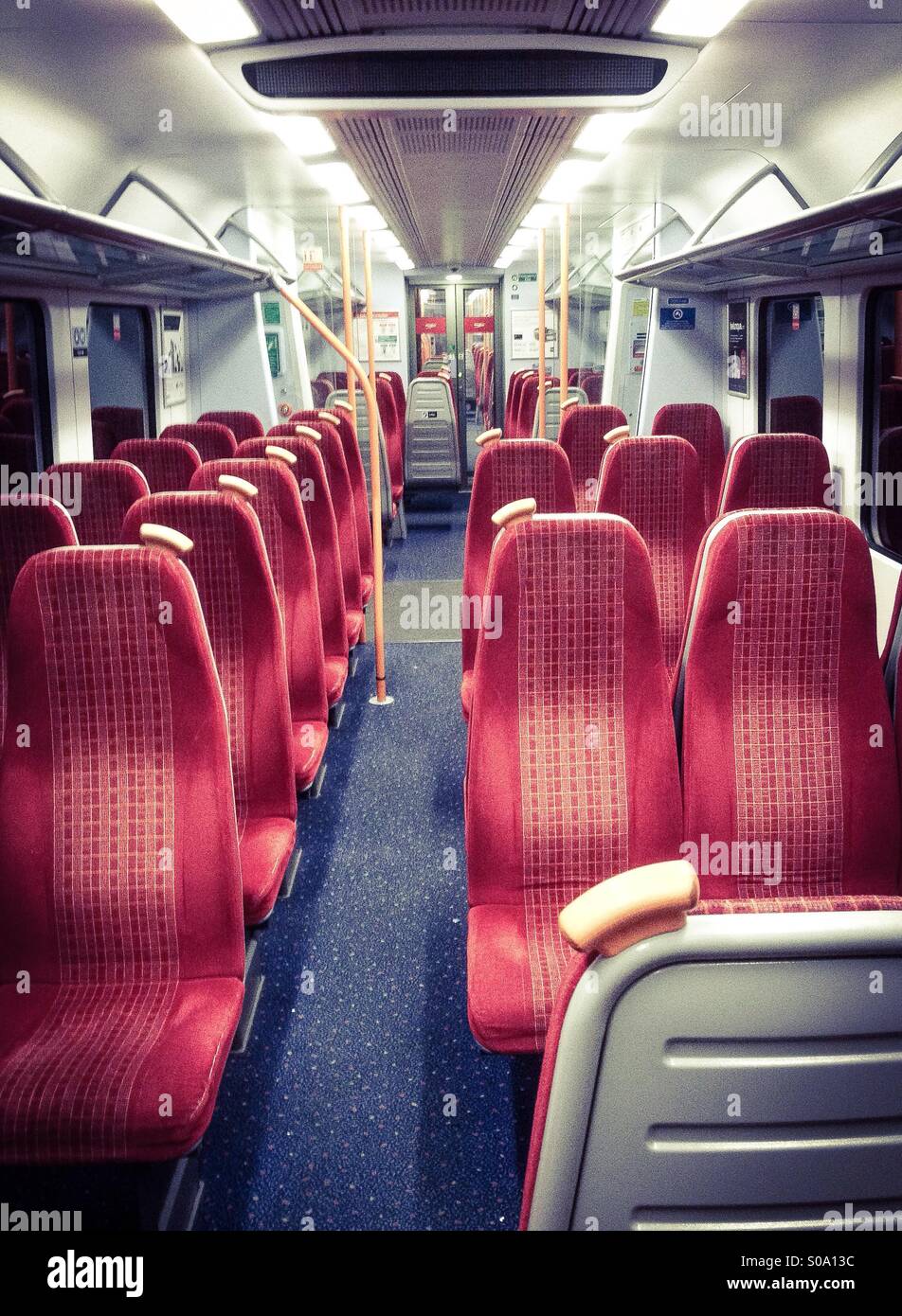 Empty train carriage hi-res stock photography and images - Alamy