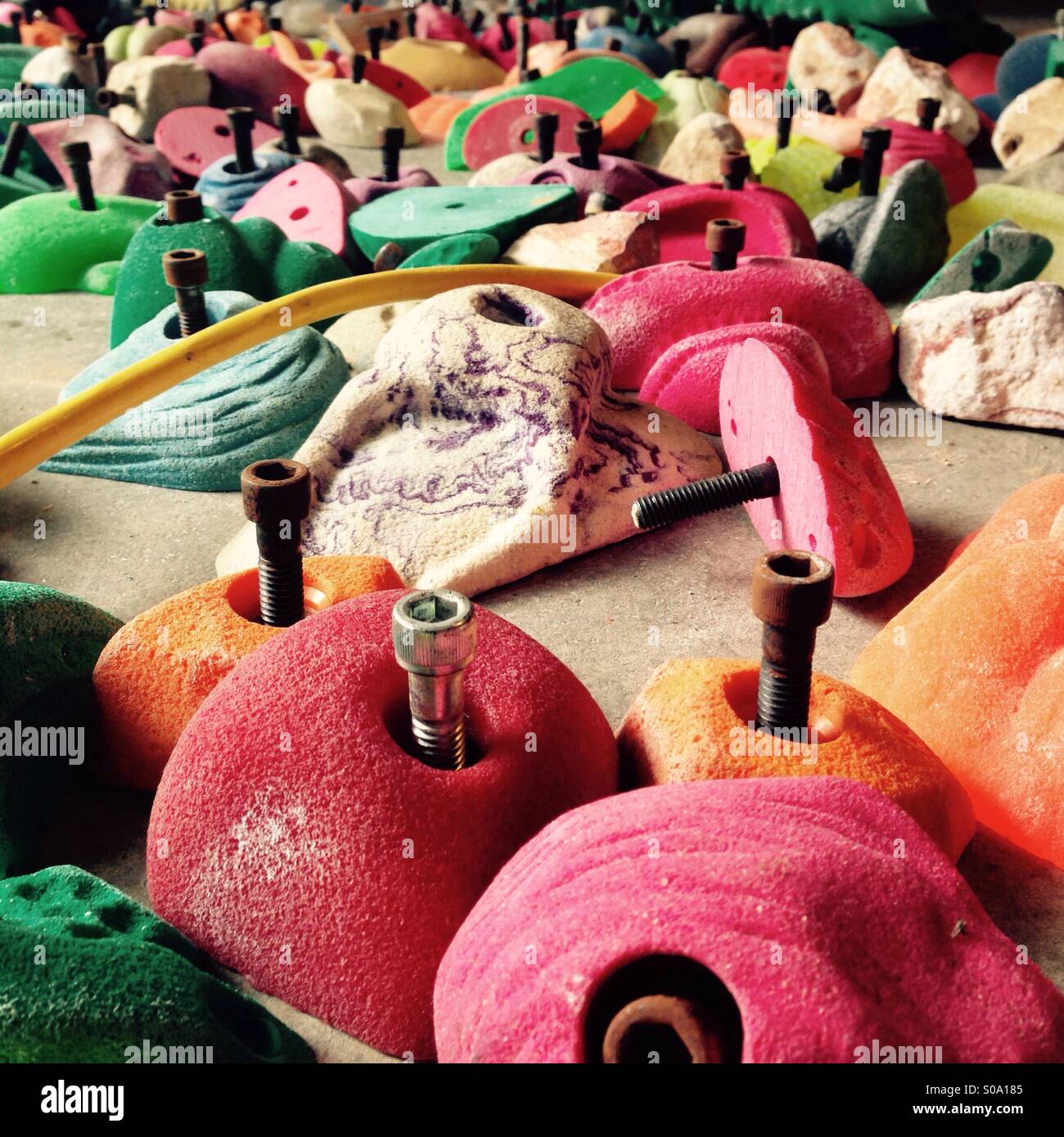 Climbing holds hi-res stock photography and images - Alamy