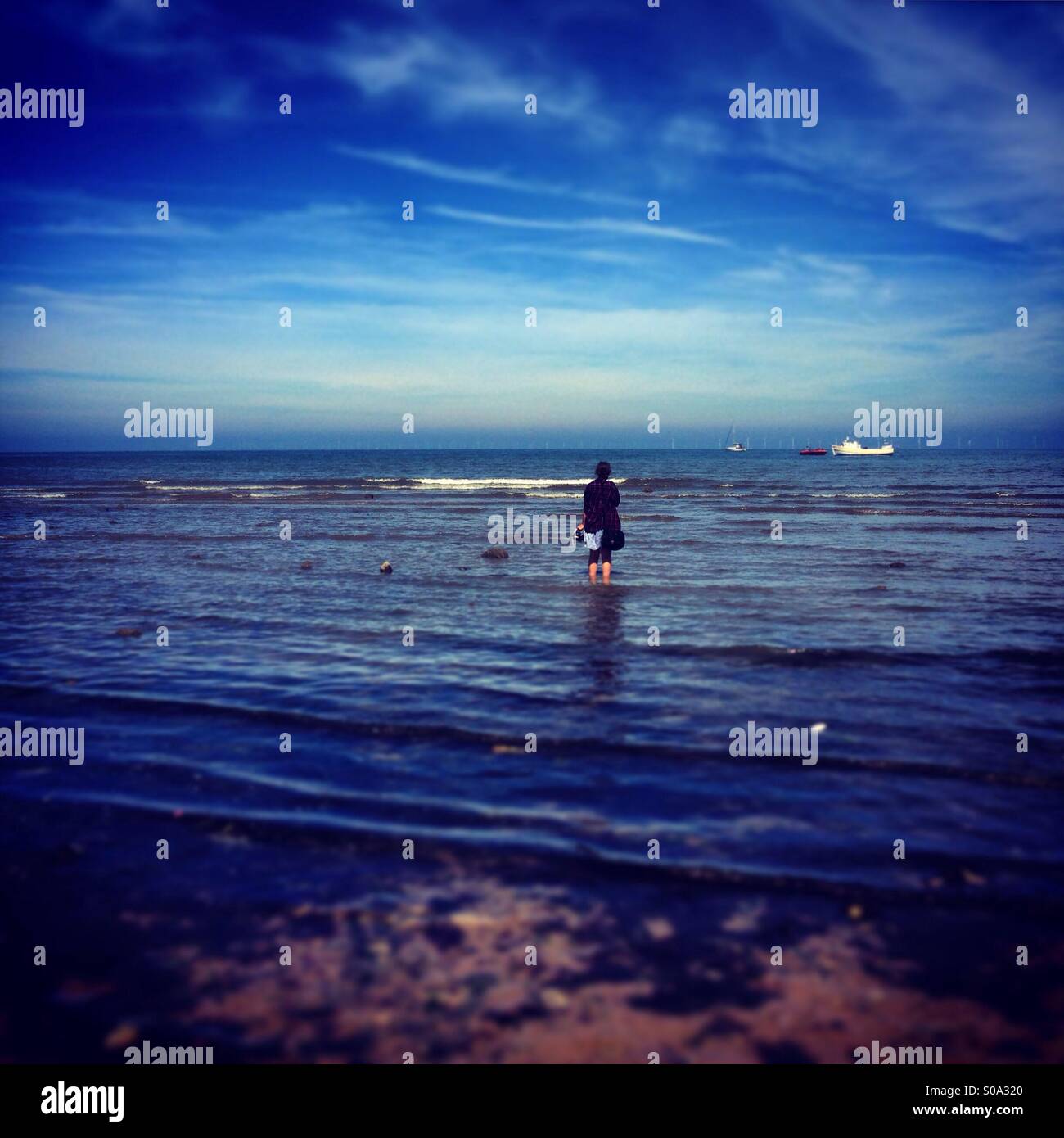 Looking out to sea Stock Photo - Alamy