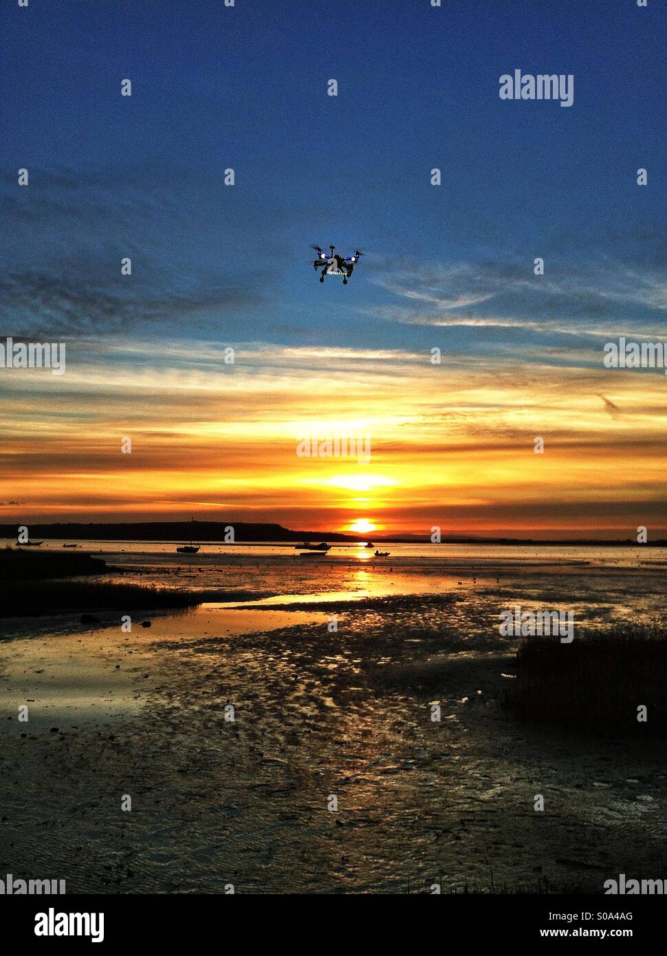Drone sunset hi-res stock photography and images - Alamy