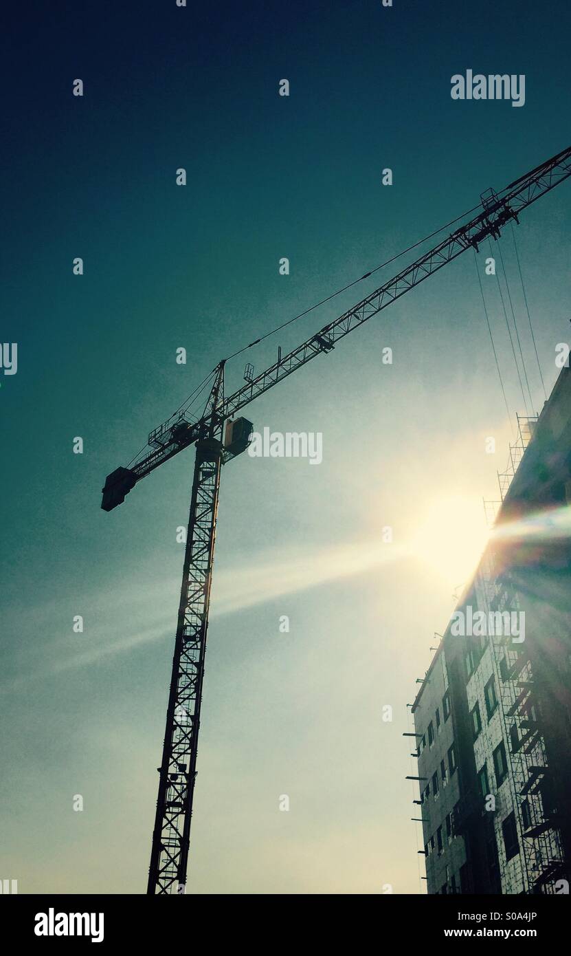 Construction overhead hi-res stock photography and images - Alamy