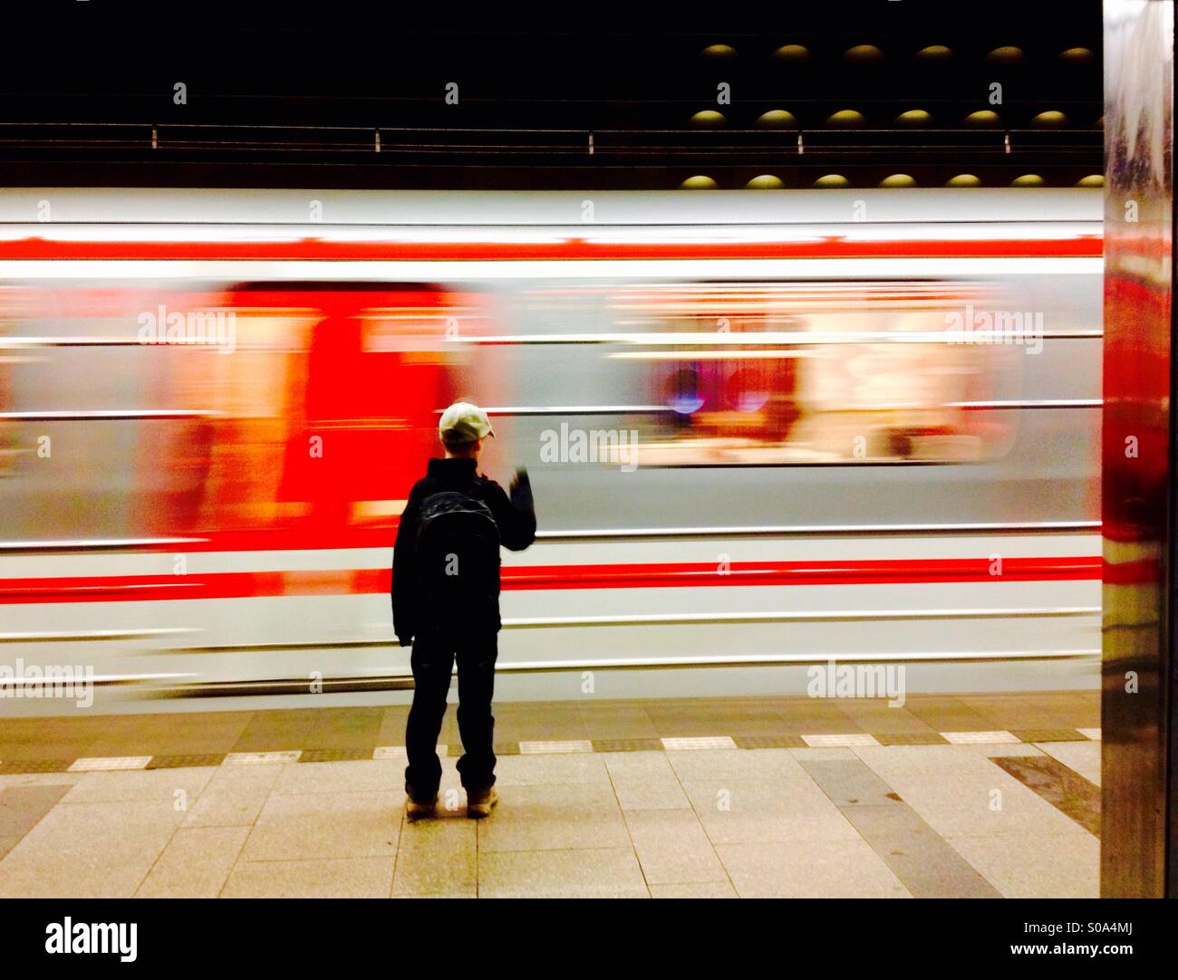 Boy subway hi-res stock photography and images - Alamy