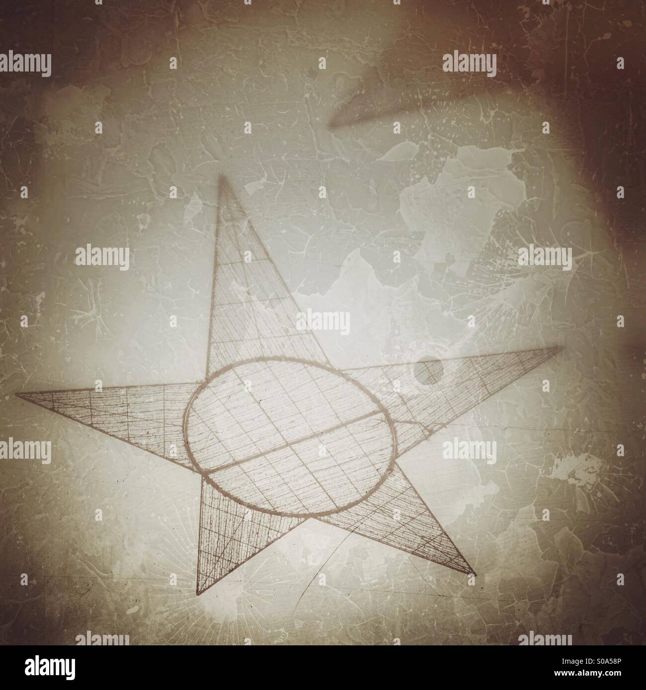 Five pointed star shape Stock Photo - Alamy