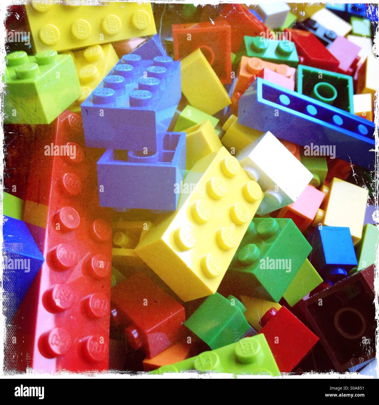 Pile of lego bricks hi-res stock photography and images - Alamy