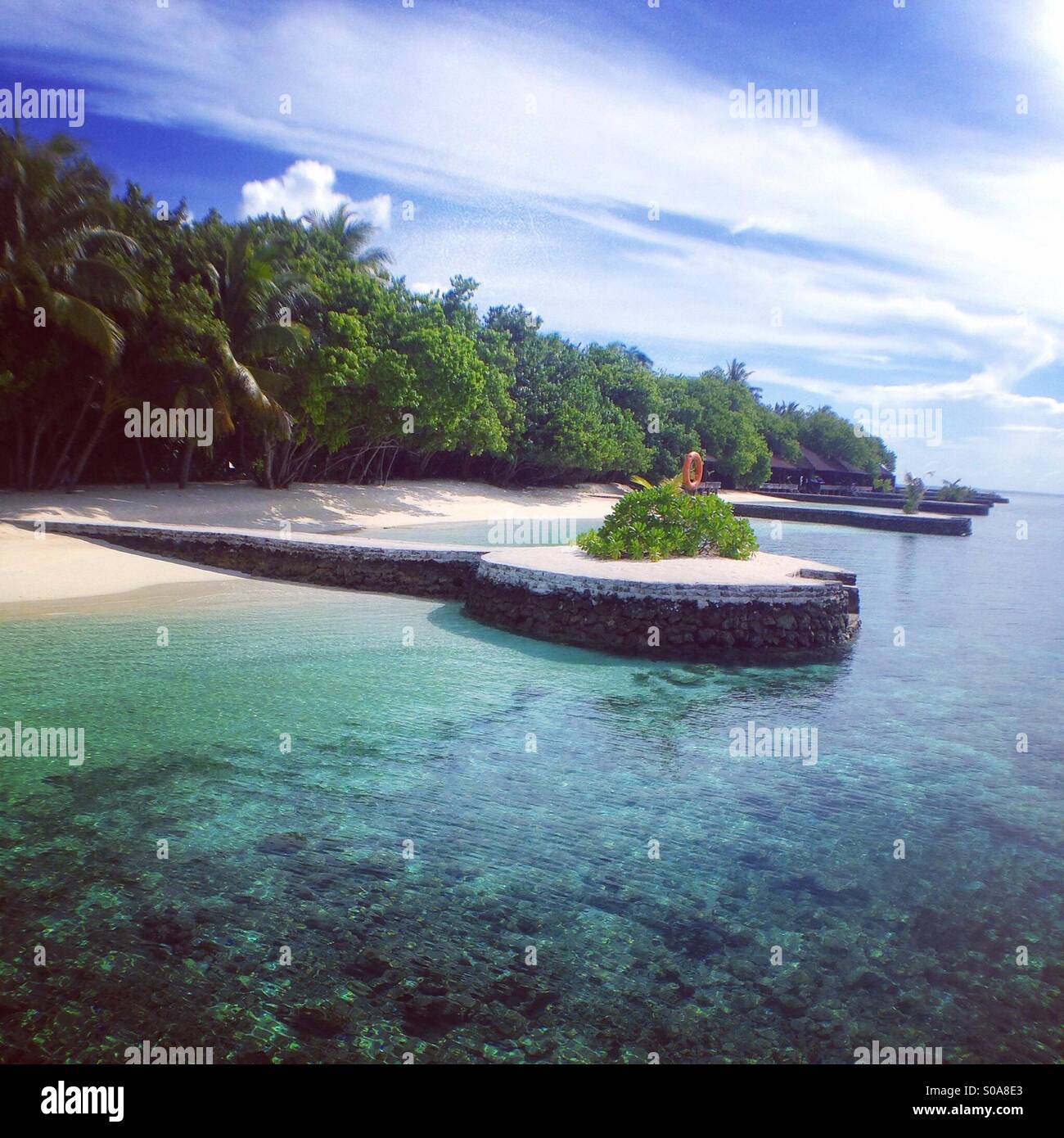 Maldives beach hi-res stock photography and images - Alamy
