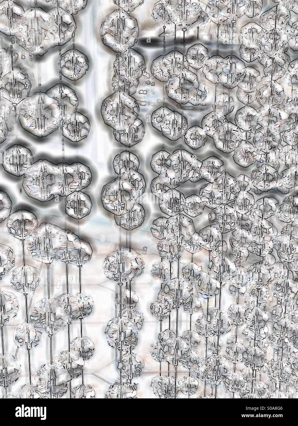 Strands of Glass Beads Stock Photo - Alamy