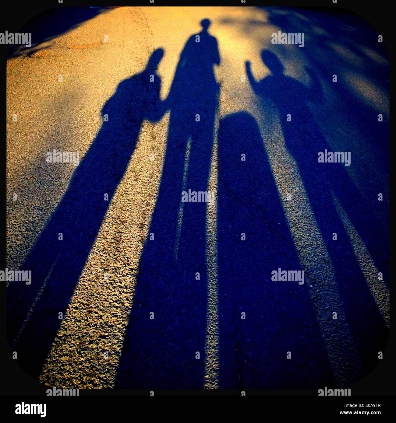 Shadow family hi-res stock photography and images - Alamy