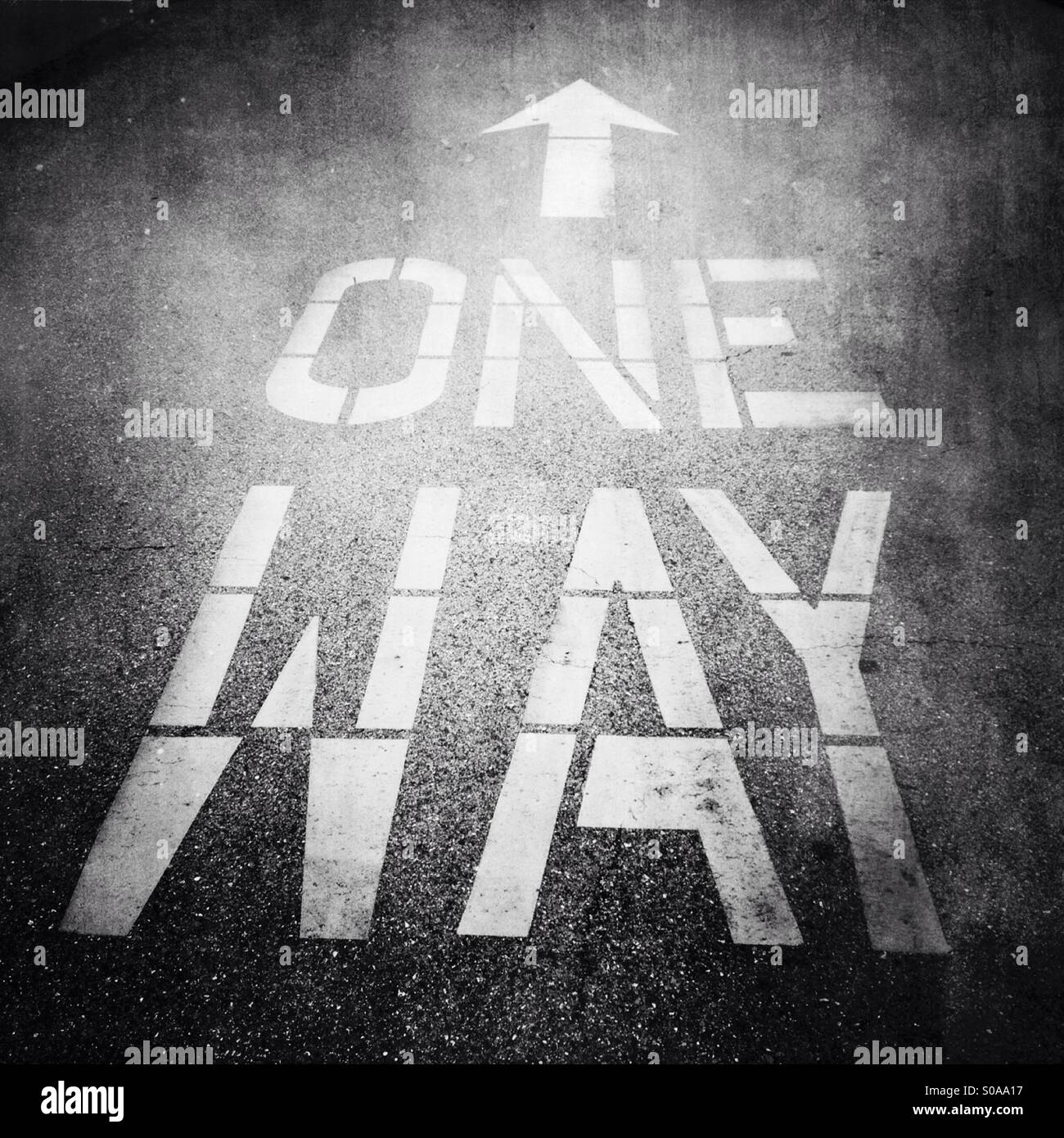 This way arrow hi-res stock photography and images - Alamy