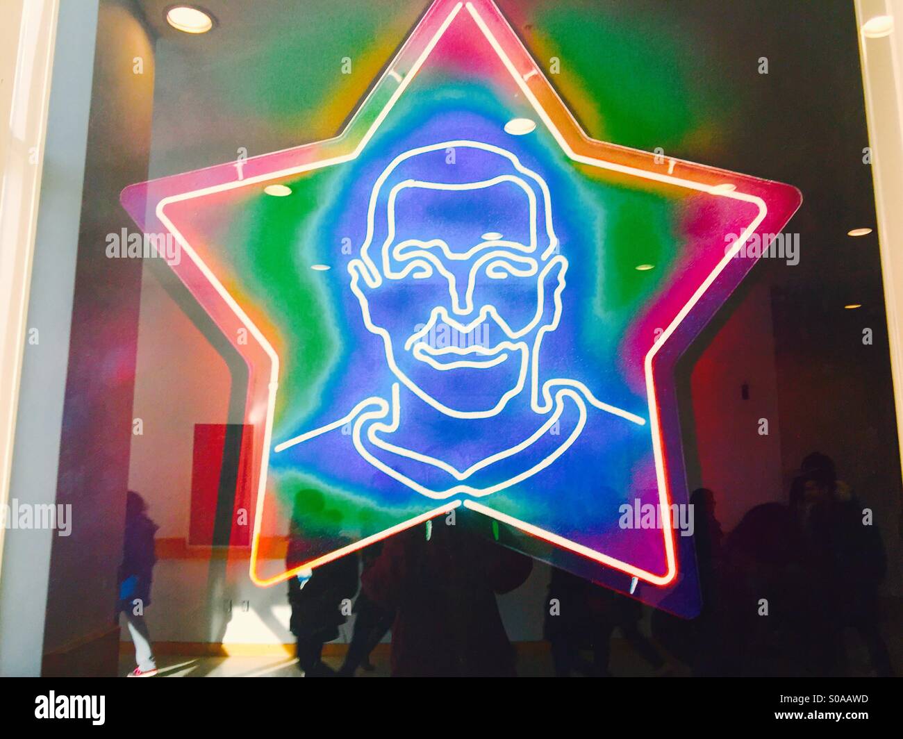 Neon star hi-res stock photography and images - Alamy