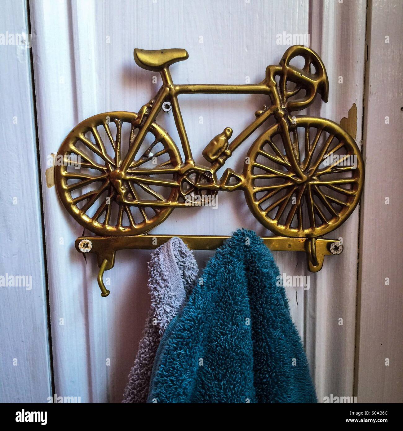 Bicycle shaped bike rack hi-res stock photography and images - Alamy