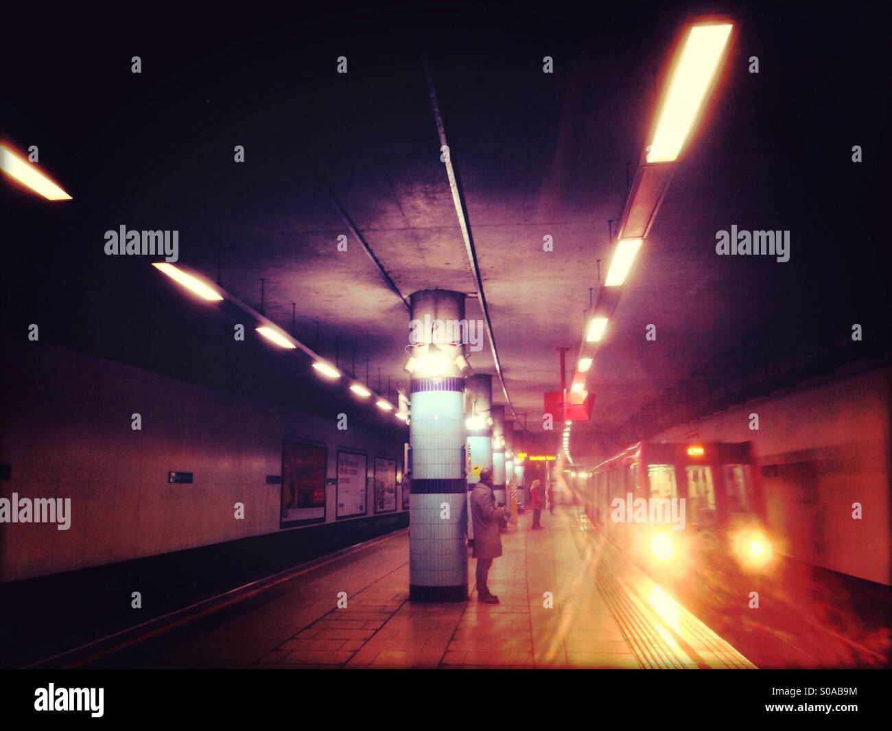 Dlr train interior hi-res stock photography and images - Alamy