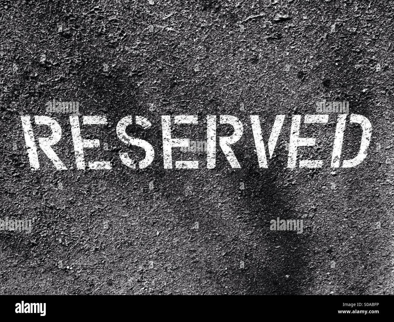 Reserved sign hi-res stock photography and images - Alamy
