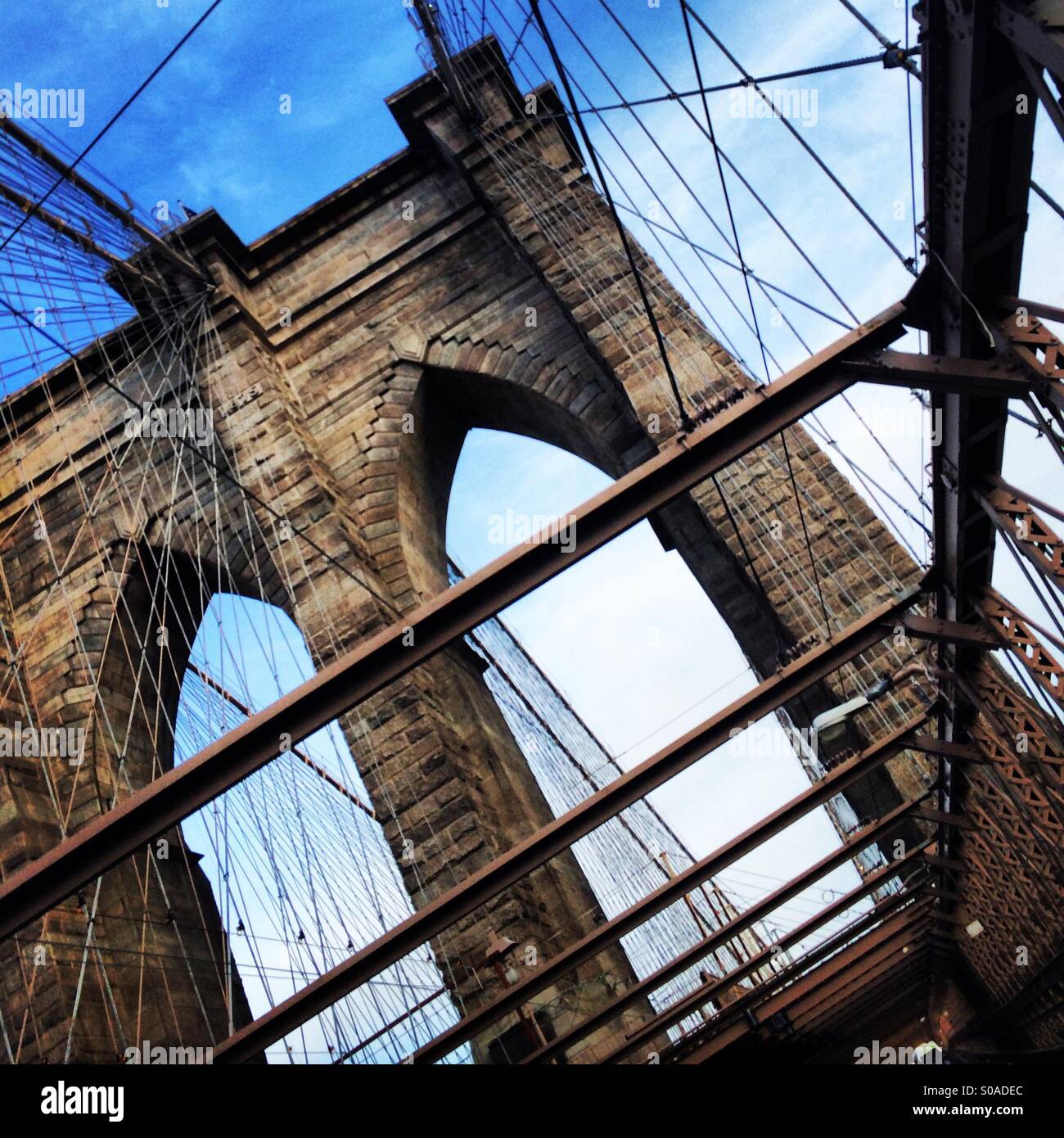 Passing through the bridge Stock Photo - Alamy