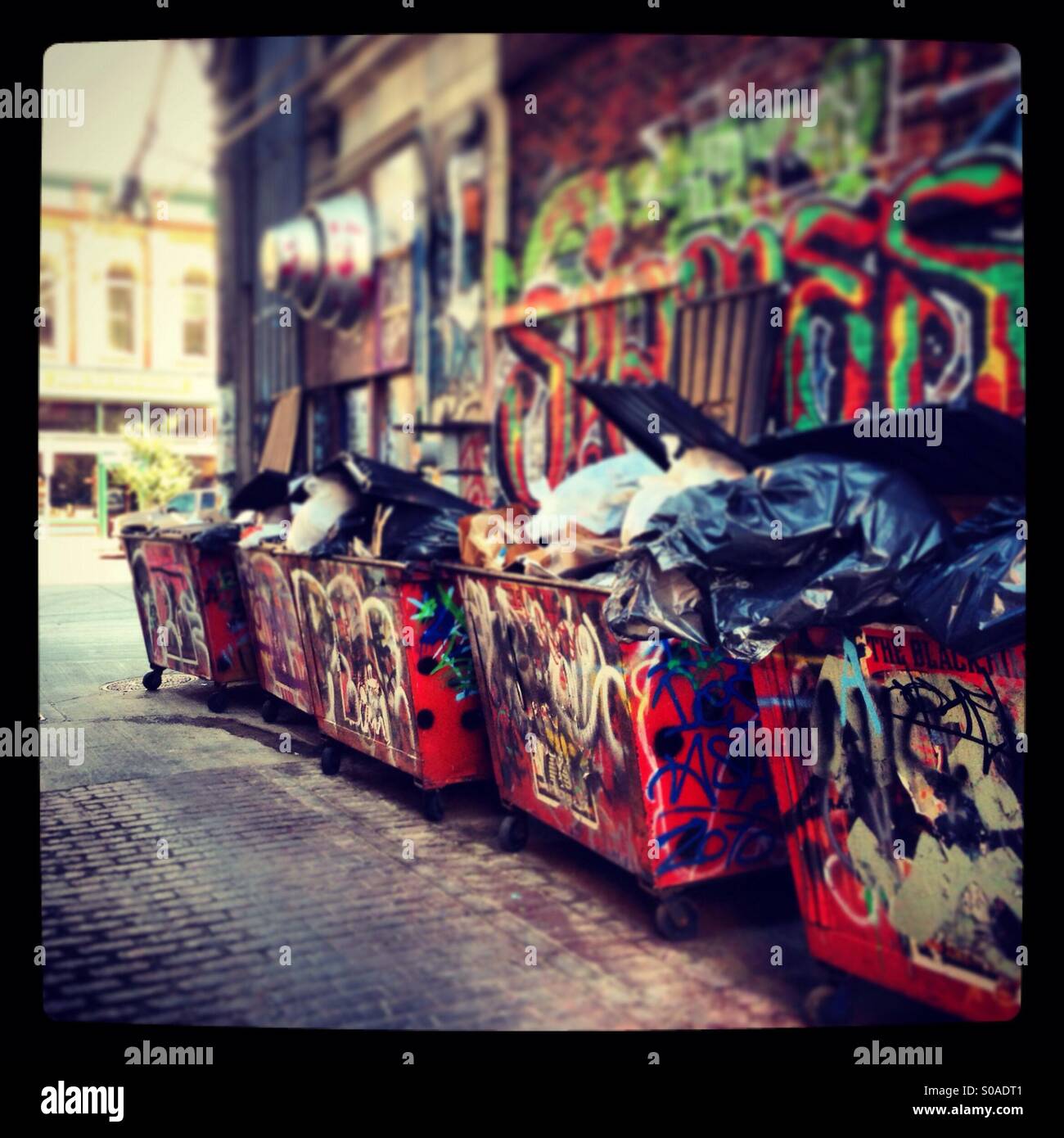 Trash alley hi-res stock photography and images - Alamy