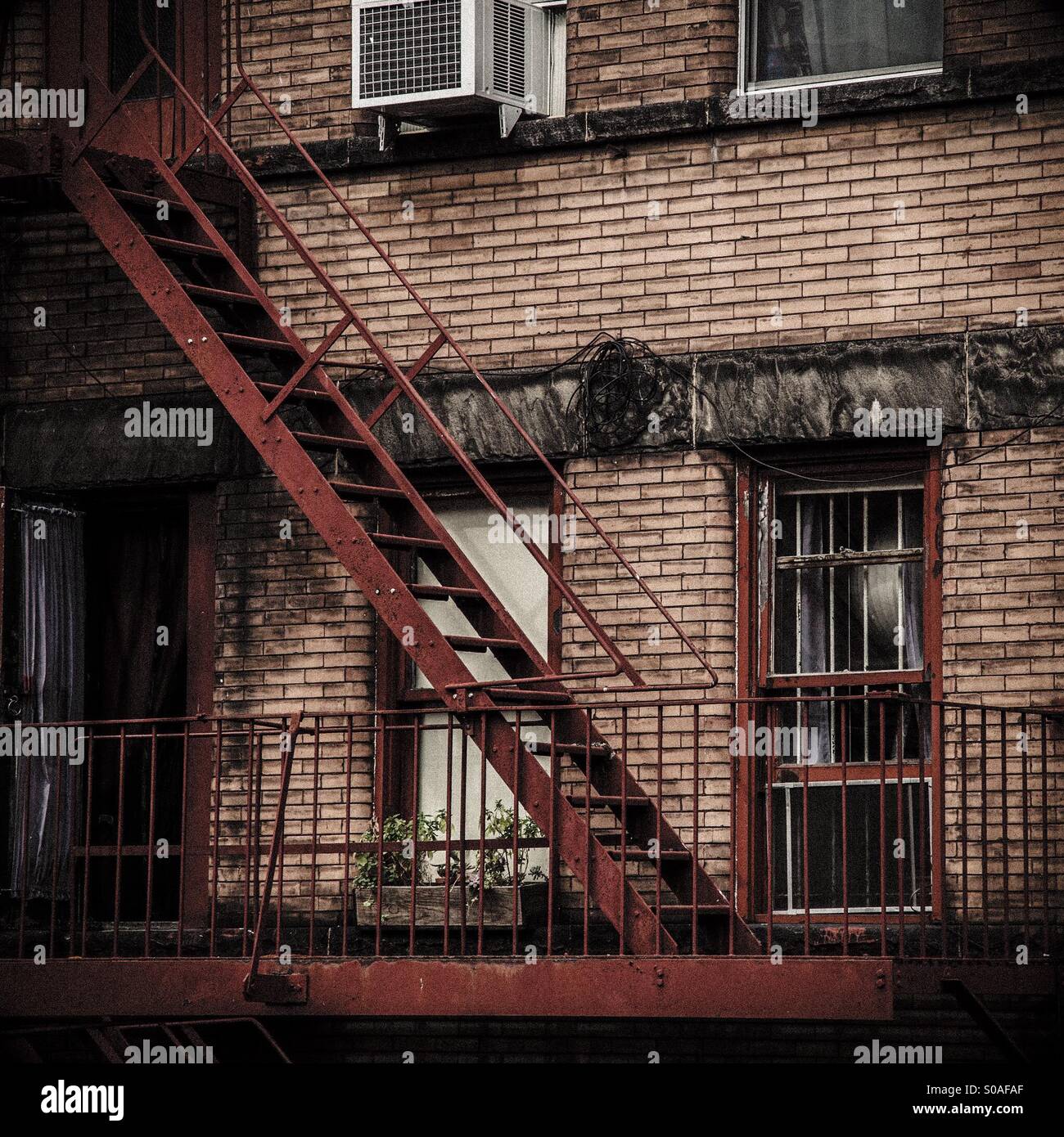 Fire exit stairs hi-res stock photography and images - Alamy