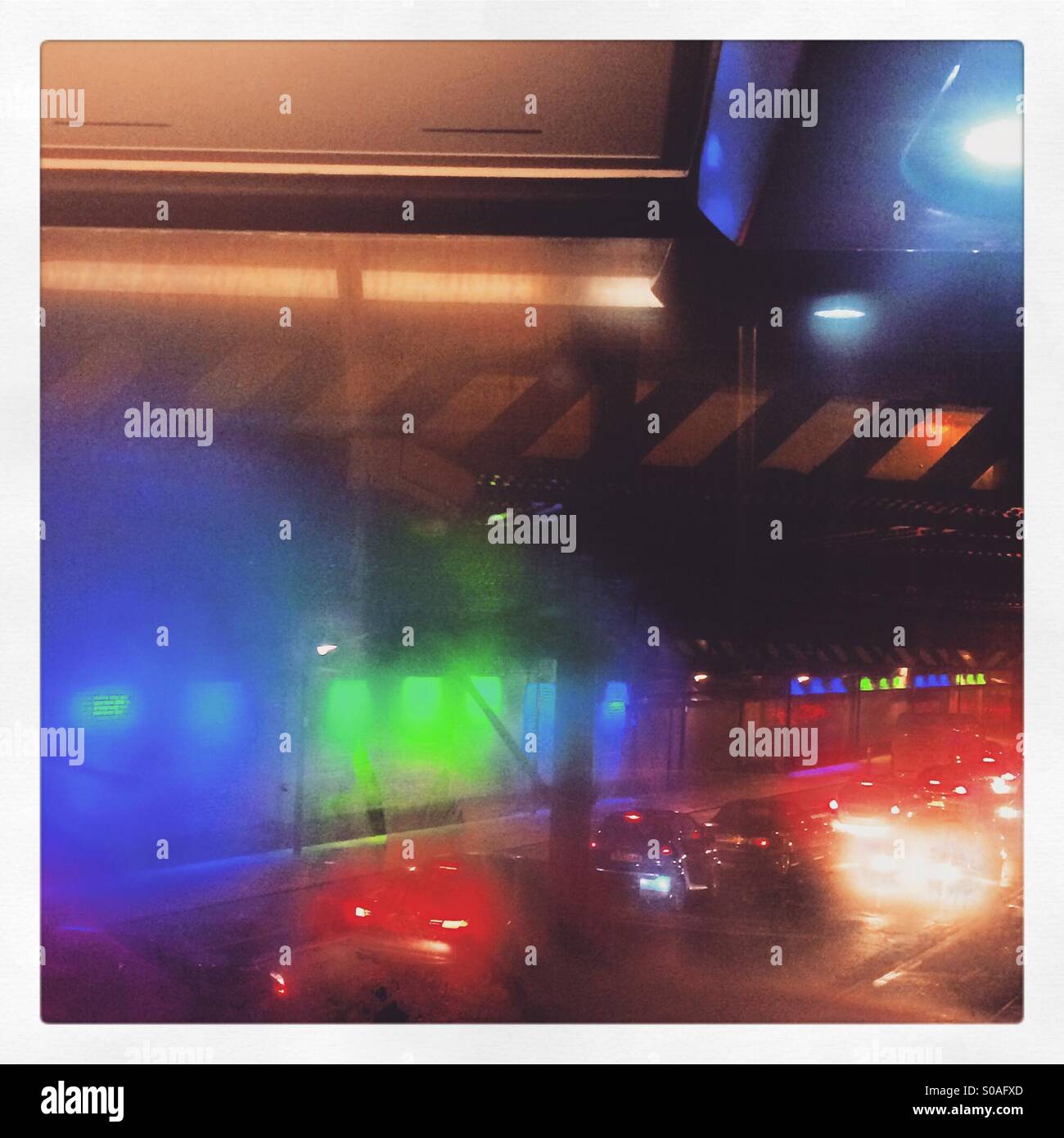 Looking out bus window on hi-res stock photography and images - Alamy