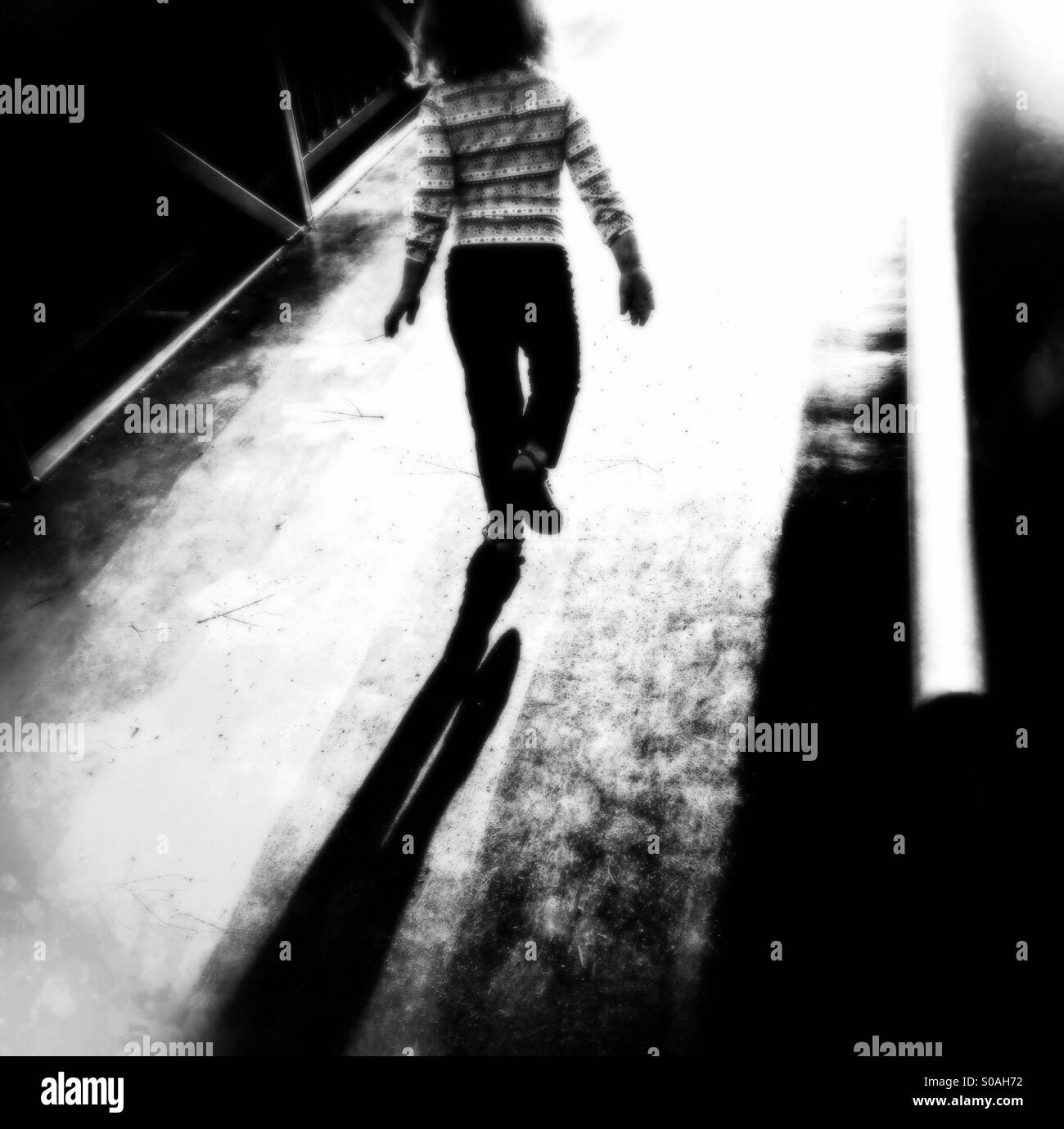 Youthful Shadow Play Stock Photo - Alamy