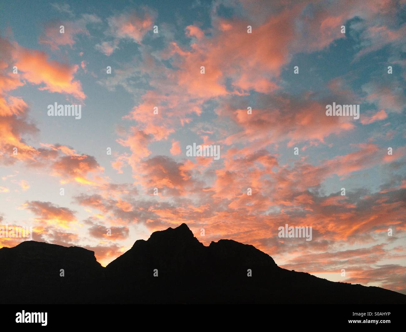 Africa pink sunset hi-res stock photography and images - Alamy