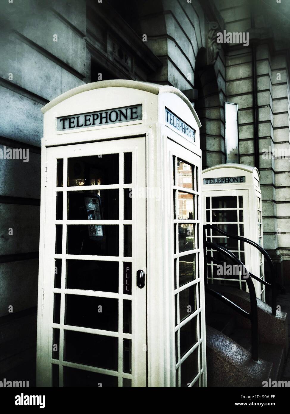 White Telephone Box Hull High Resolution Stock Photography and Images ...