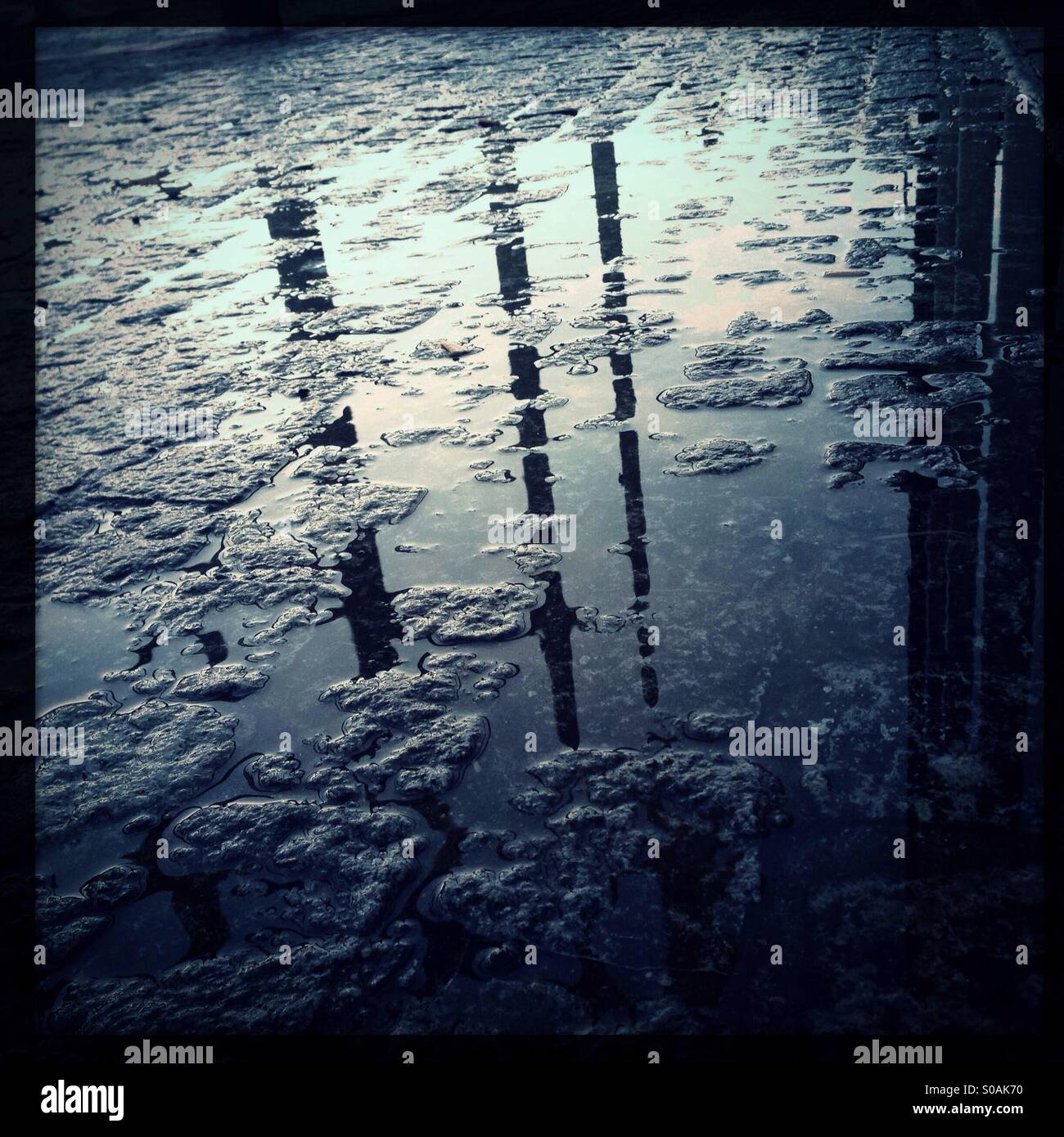 Melted snow hi-res stock photography and images - Alamy