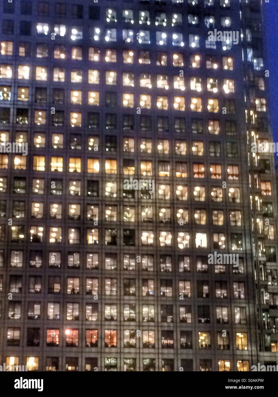 Office building lights on hi-res stock photography and images - Alamy