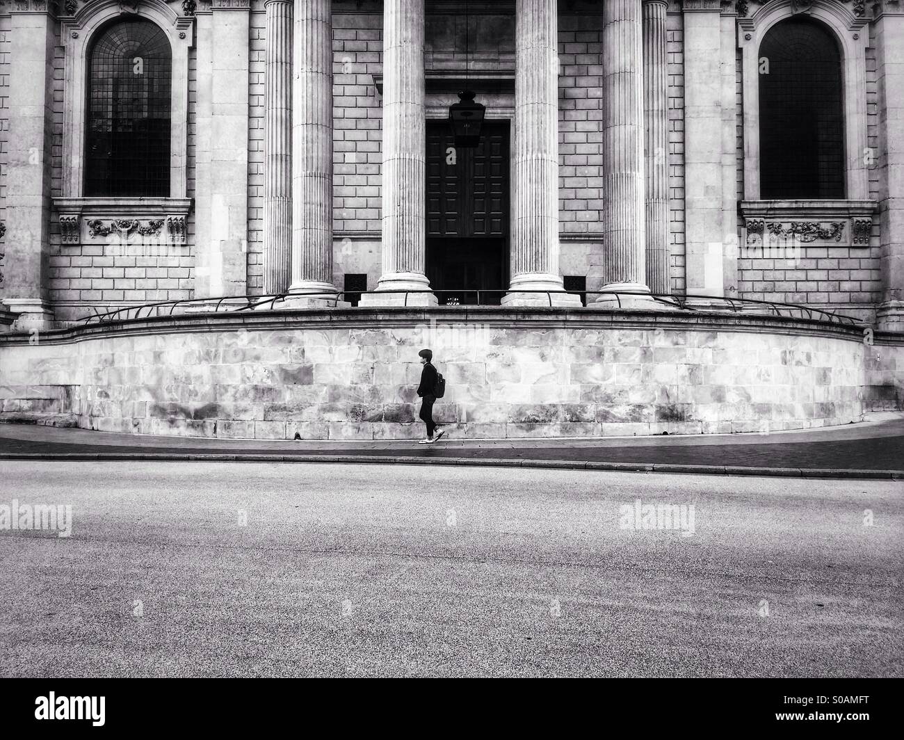 Man walking past church hi-res stock photography and images - Alamy