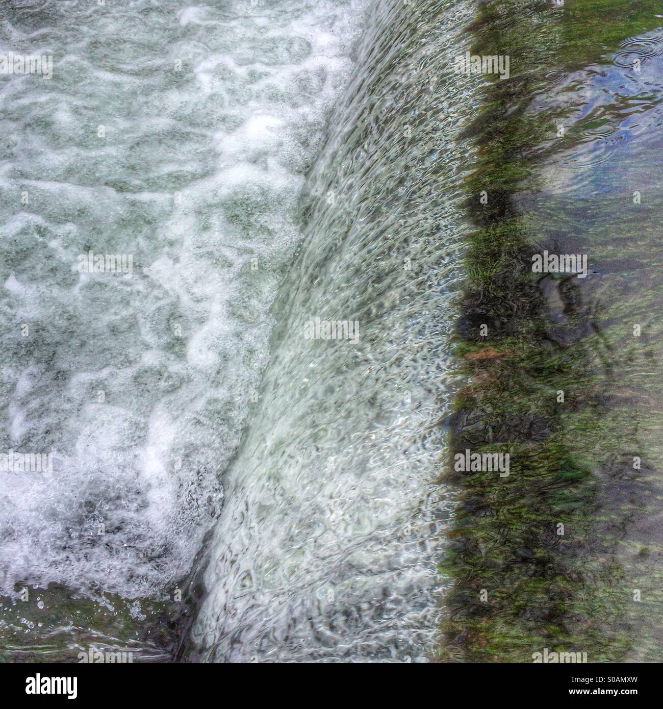 Waterfall running water Stock Photo - Alamy