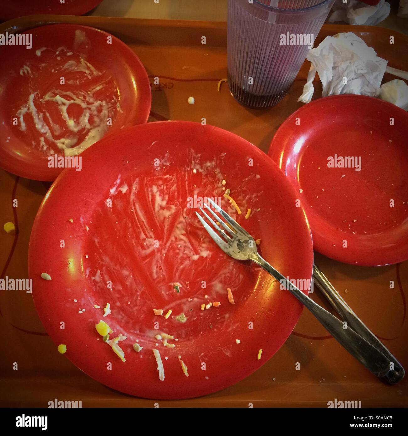 Ate it all, no leftovers Stock Photo - Alamy