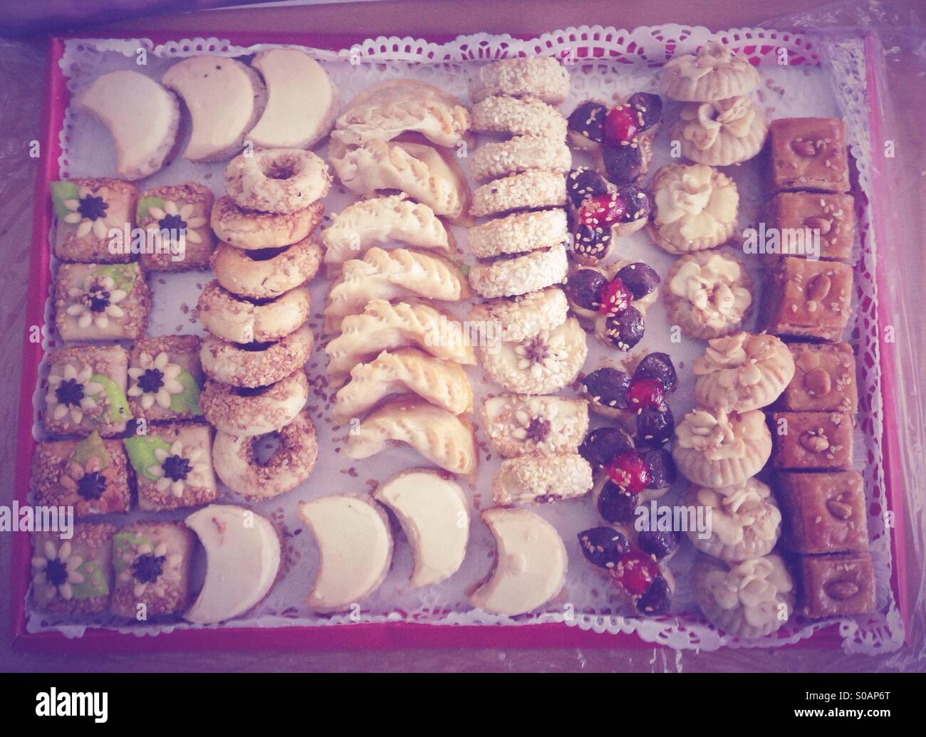 Sweet pastries from Morocco Stock Photo - Alamy