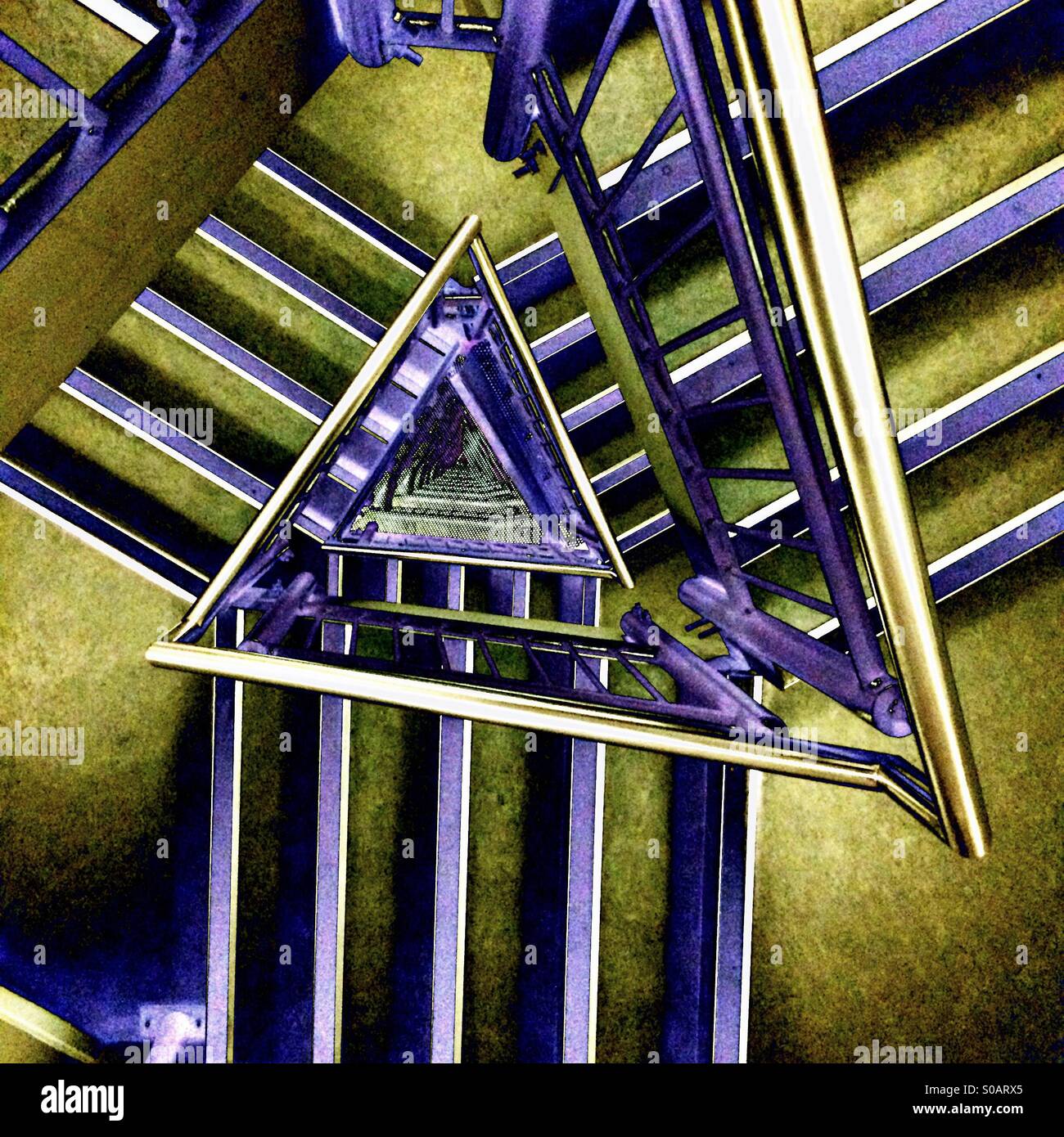 Treads staircase hi-res stock photography and images - Alamy