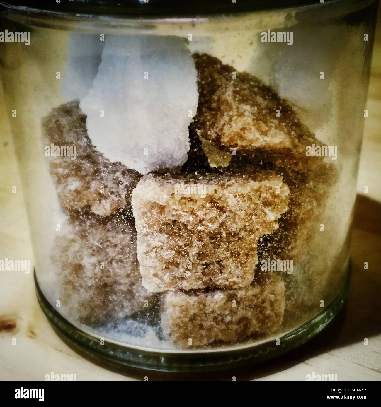 Sugar in a jar Stock Photo - Alamy