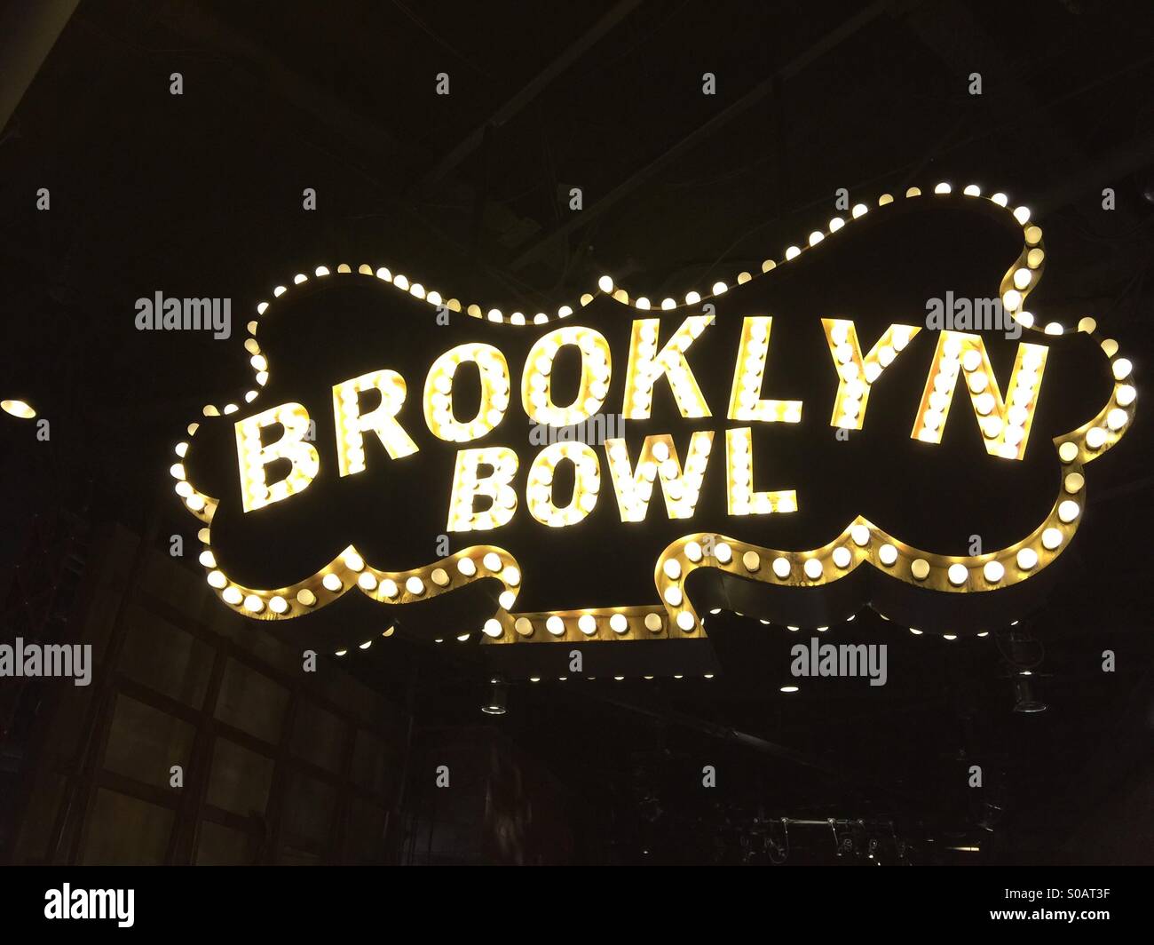 Brooklyn bowl signage hi-res stock photography and images - Alamy