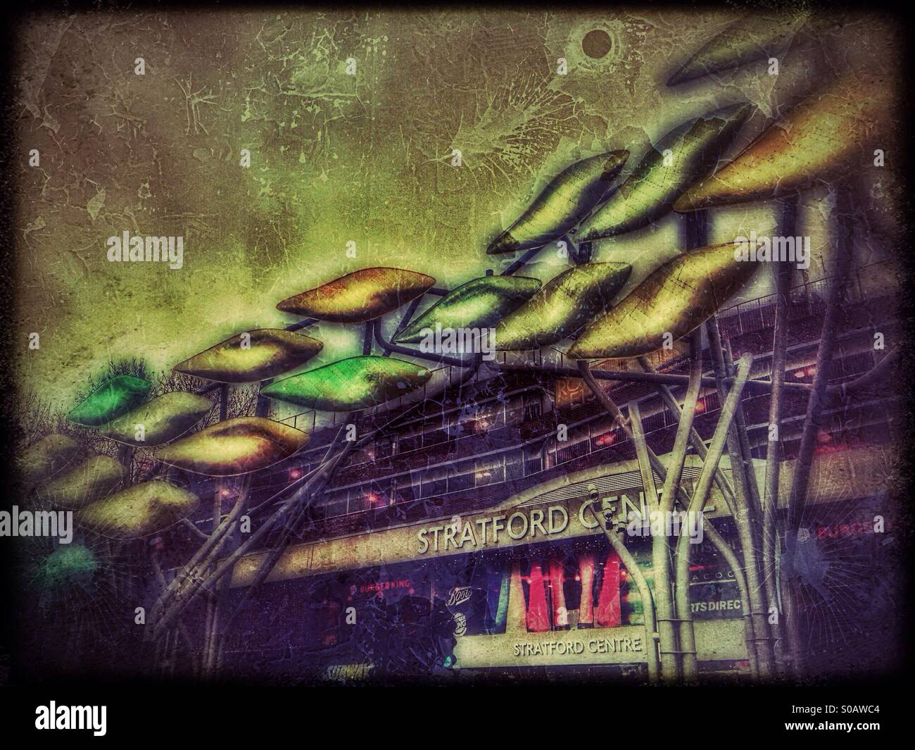 Shoal sculpture stratford hi-res stock photography and images - Alamy