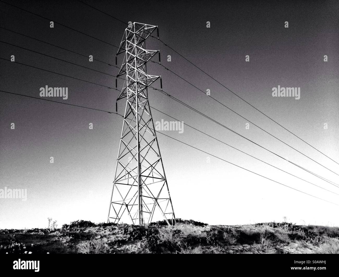 Power transmission tower hi-res stock photography and images - Alamy