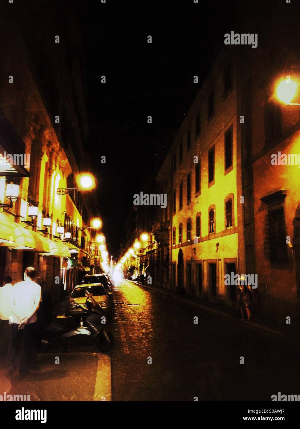 Night time in rome hi-res stock photography and images - Alamy