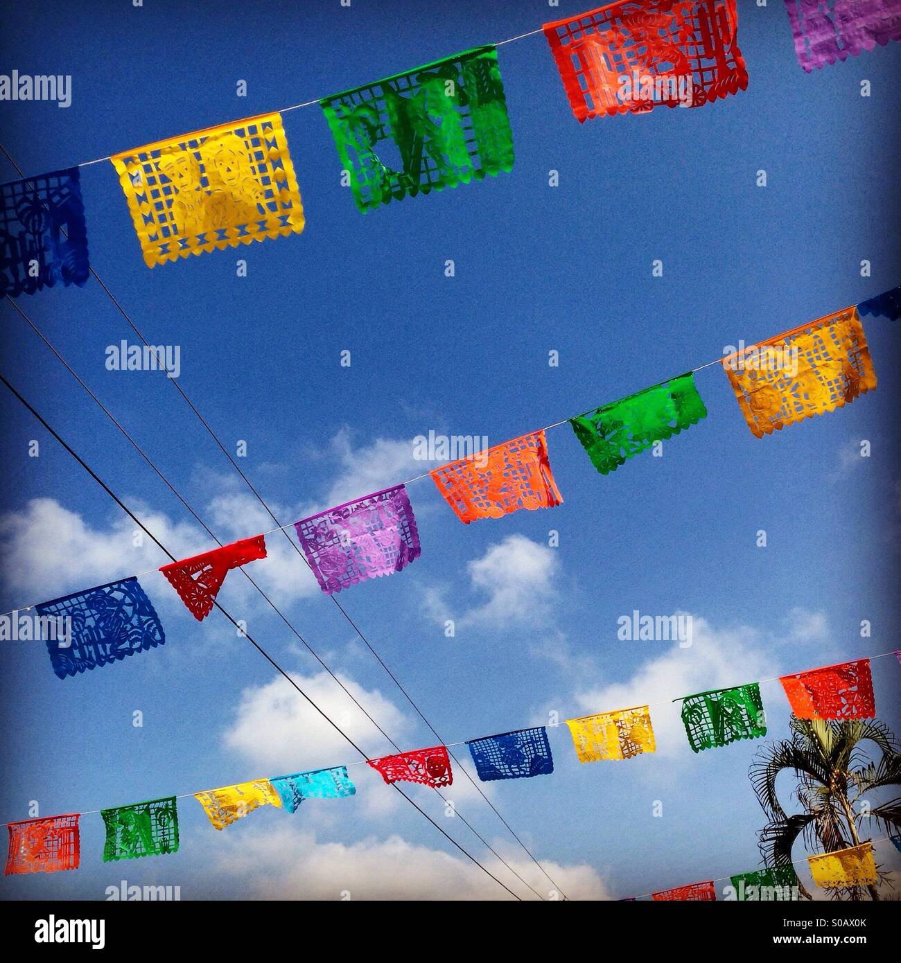 Papel Picado Perforated Paper High Resolution Stock Photography and ...