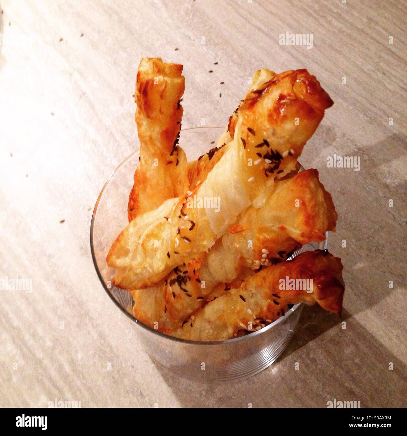 Cheese stick puff pastry hi-res stock photography and images - Alamy