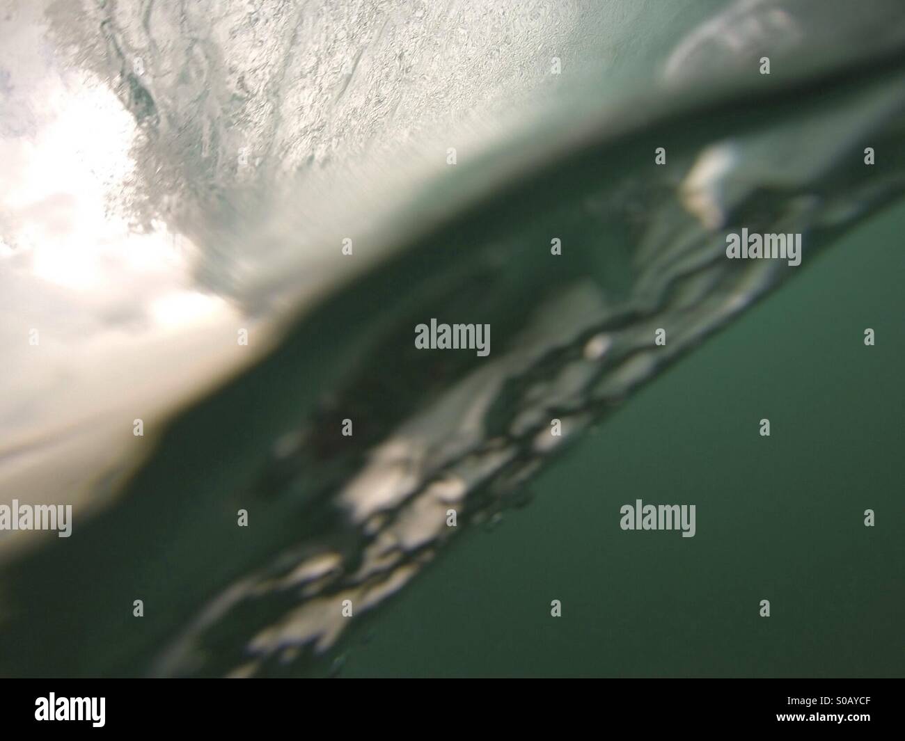 Above and below water Stock Photo - Alamy