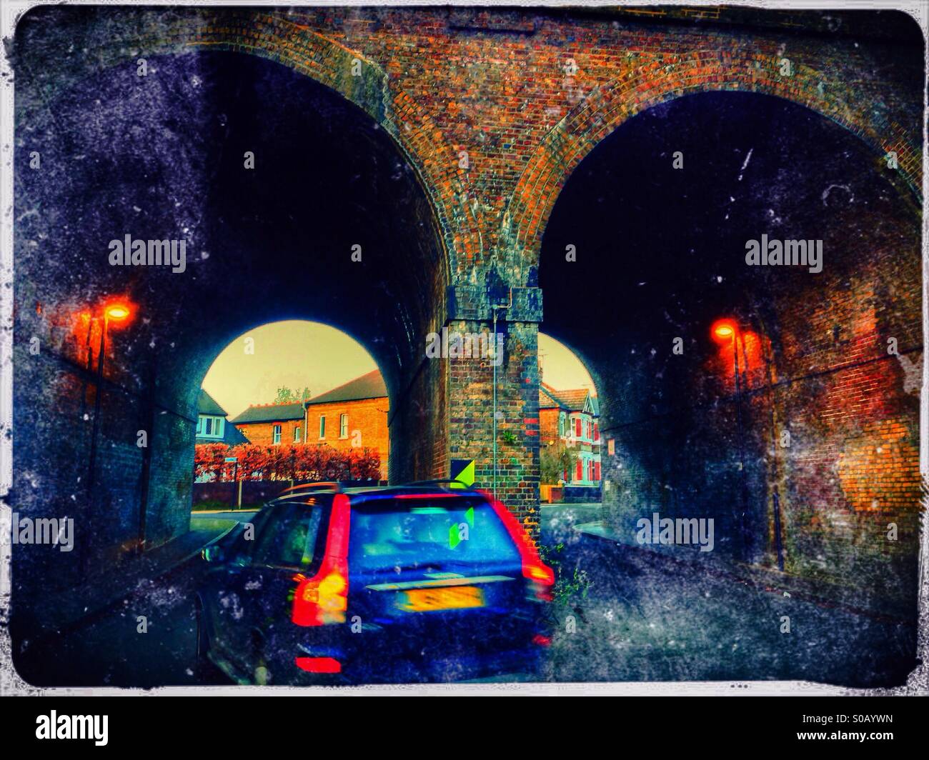 Car going through tunnel hanwell hi-res stock photography and images ...