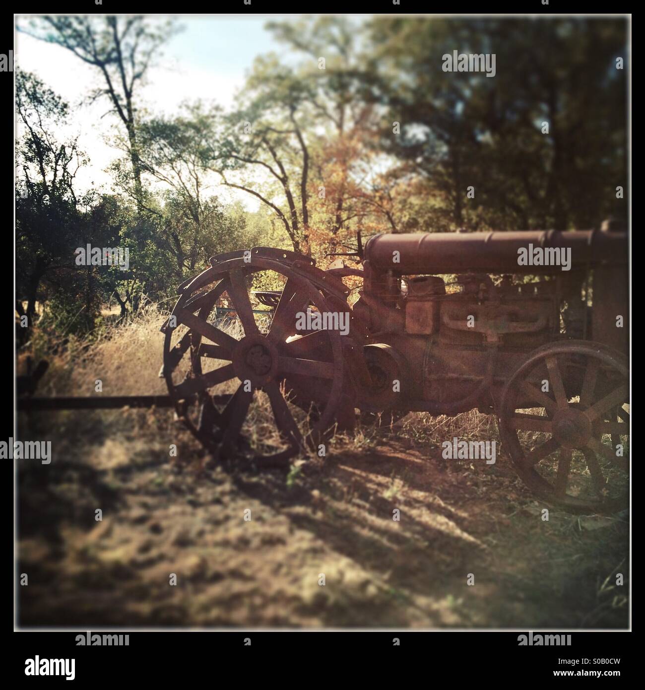 Old tractor wheels hi-res stock photography and images - Alamy