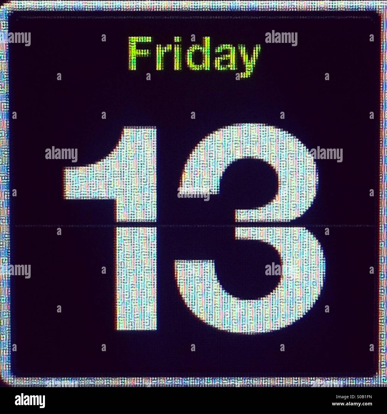 Friday 13 calendar hi-res stock photography and images - Alamy