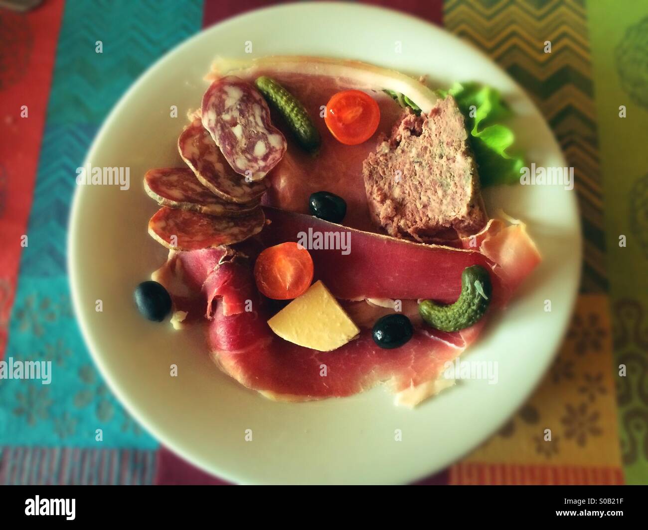 Cold cuts, French restaurant Stock Photo - Alamy