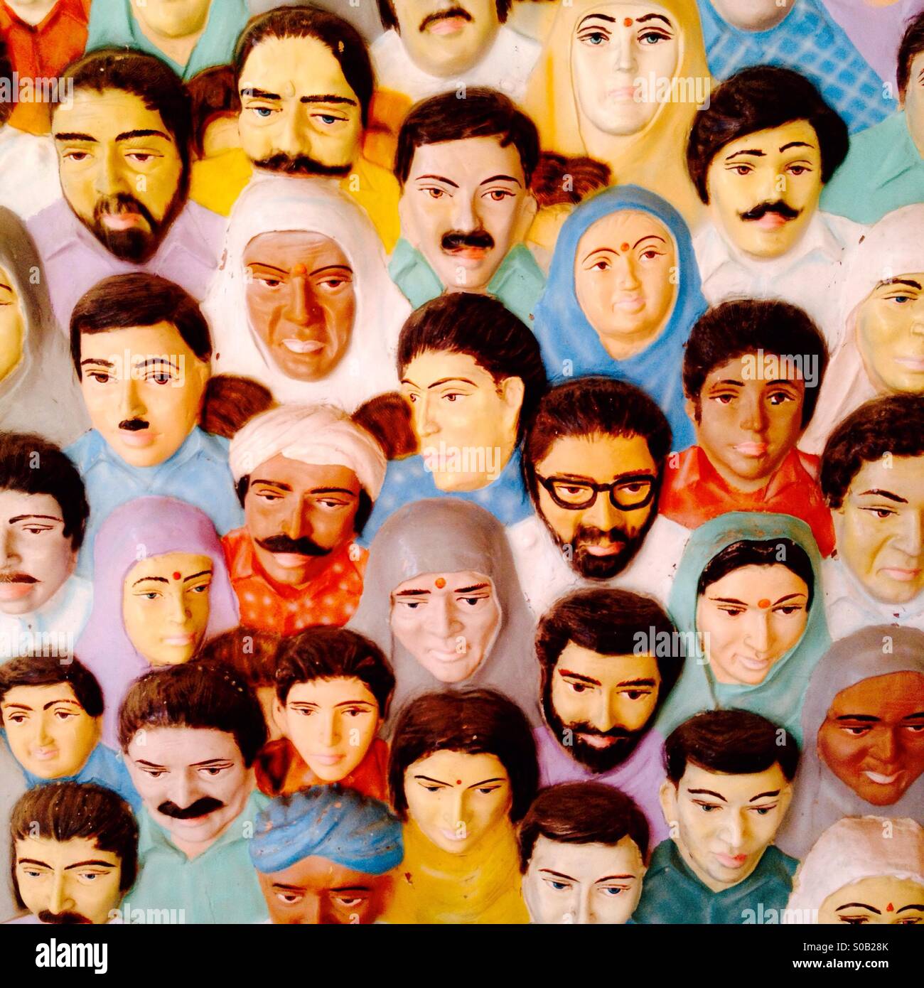 Different faces hi-res stock photography and images - Alamy