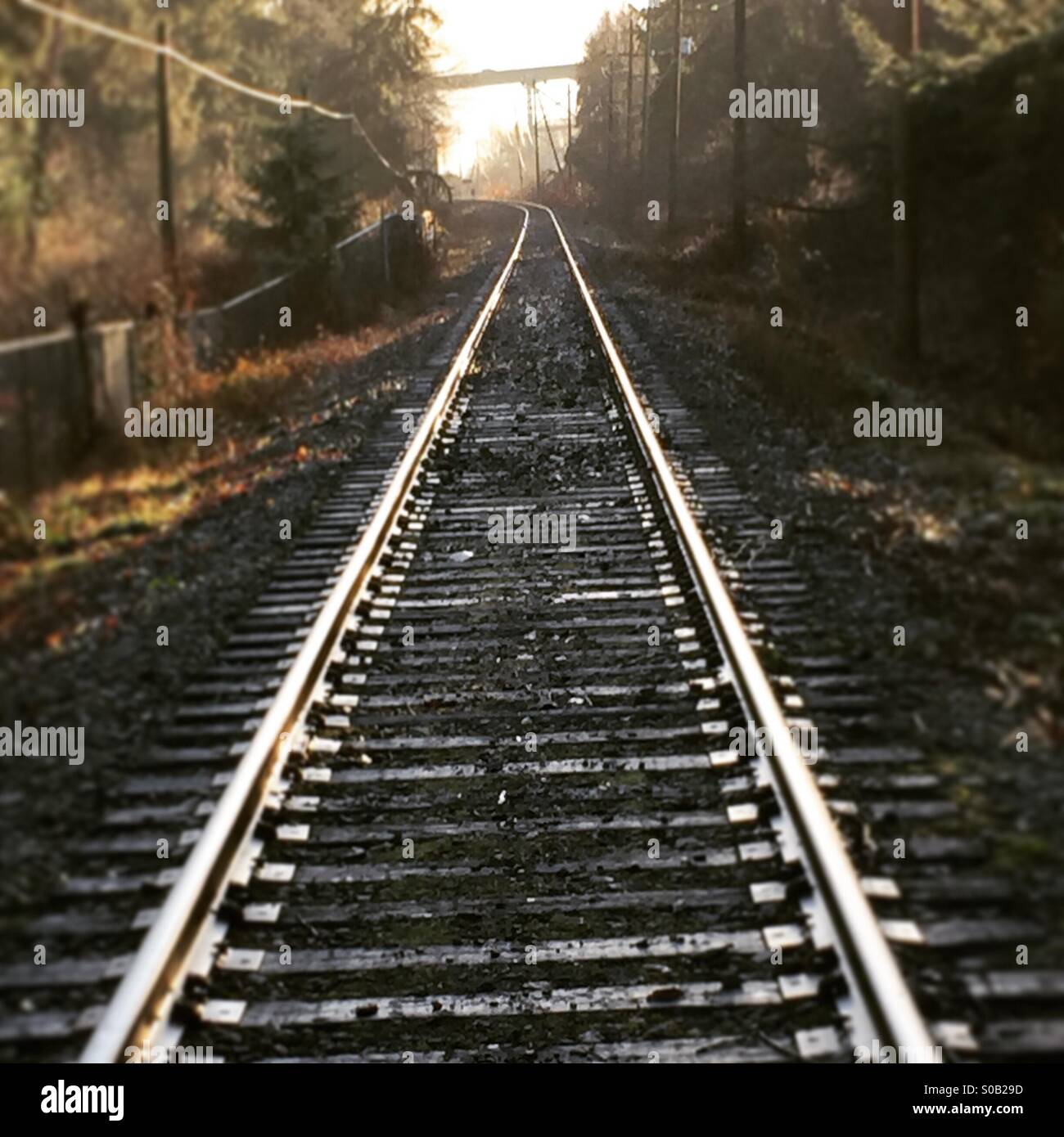 Rail railway tracks hi-res stock photography and images - Alamy