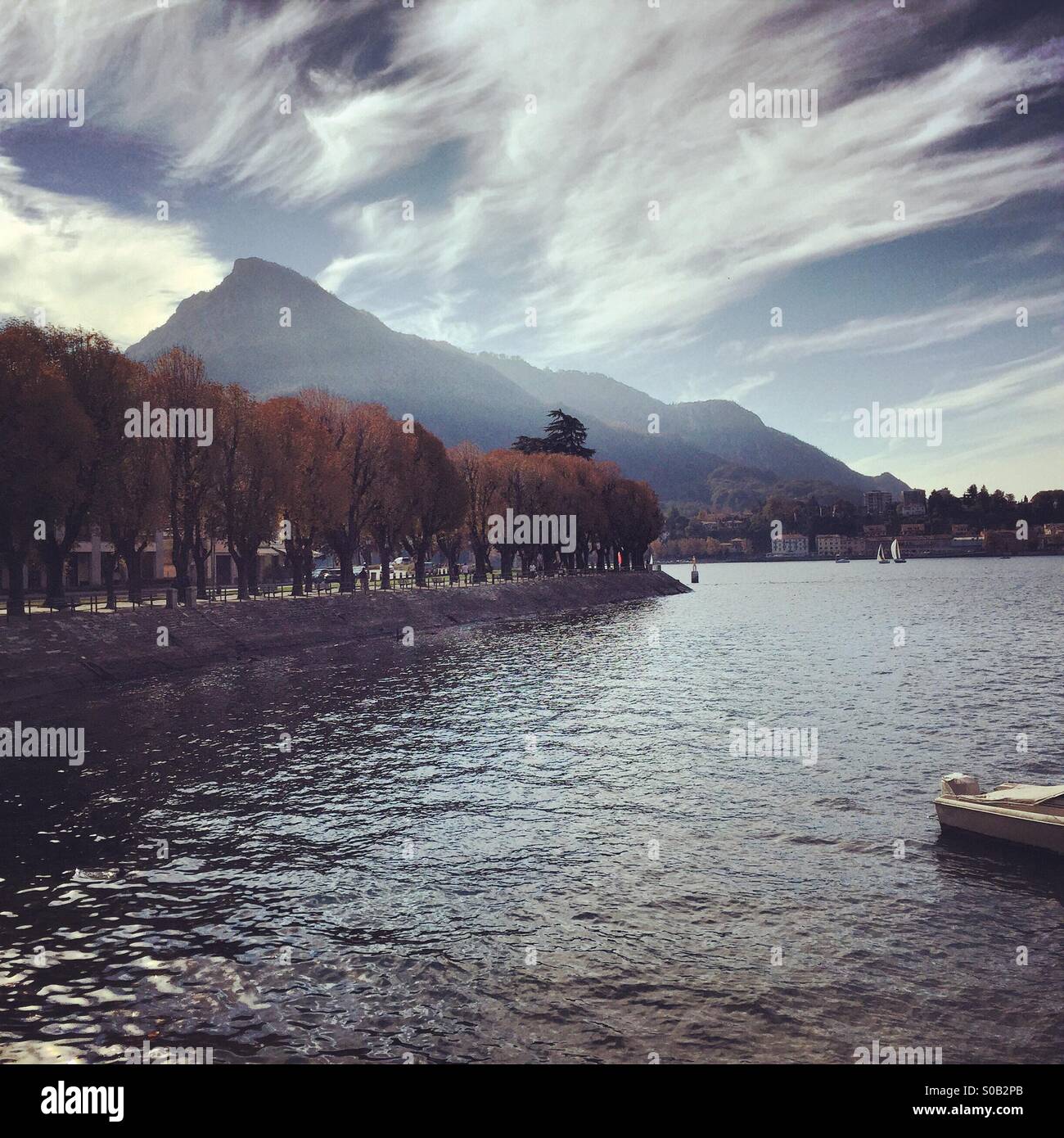 Winter in lecco italy hi-res stock photography and images - Alamy
