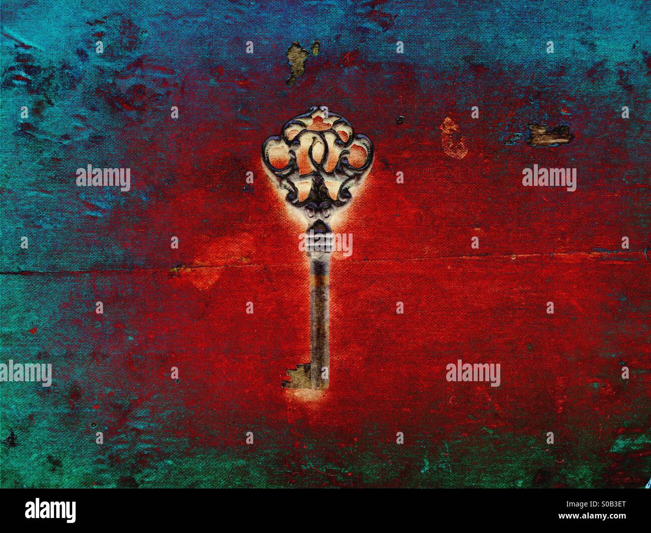 Old ornate key Stock Photo - Alamy