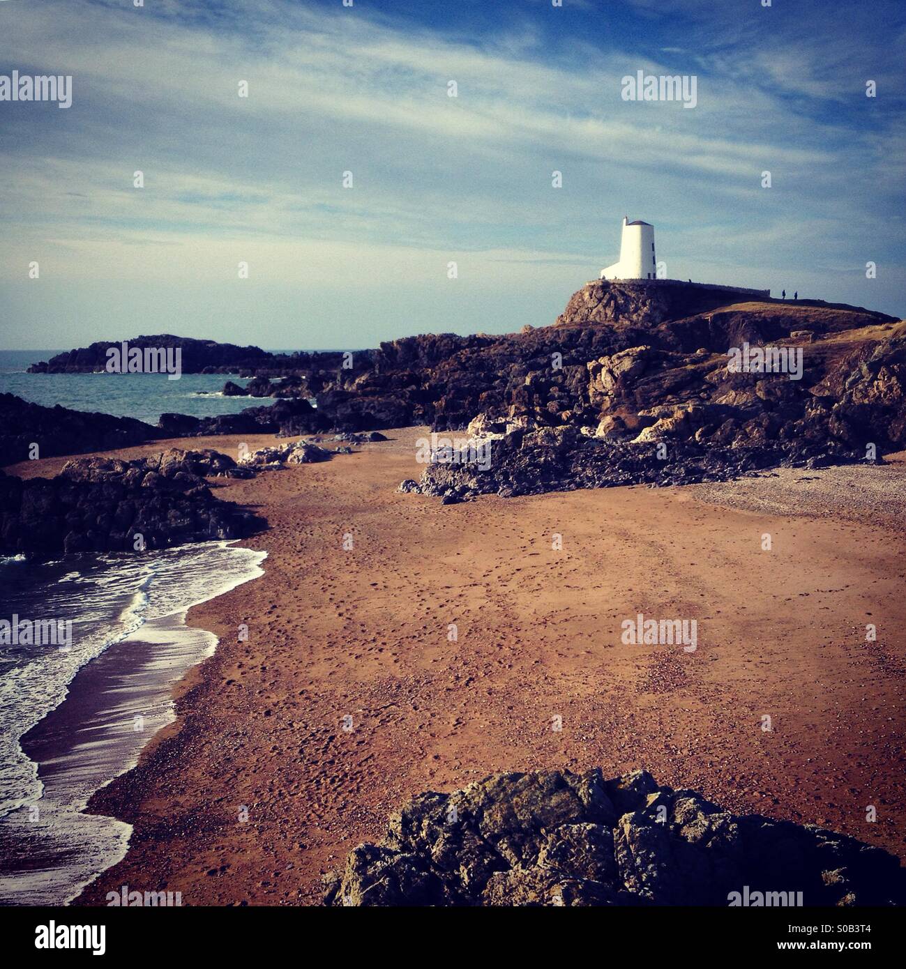 Twr Mawr Lighthouse Stock Photos & Twr Mawr Lighthouse Stock Images - Alamy