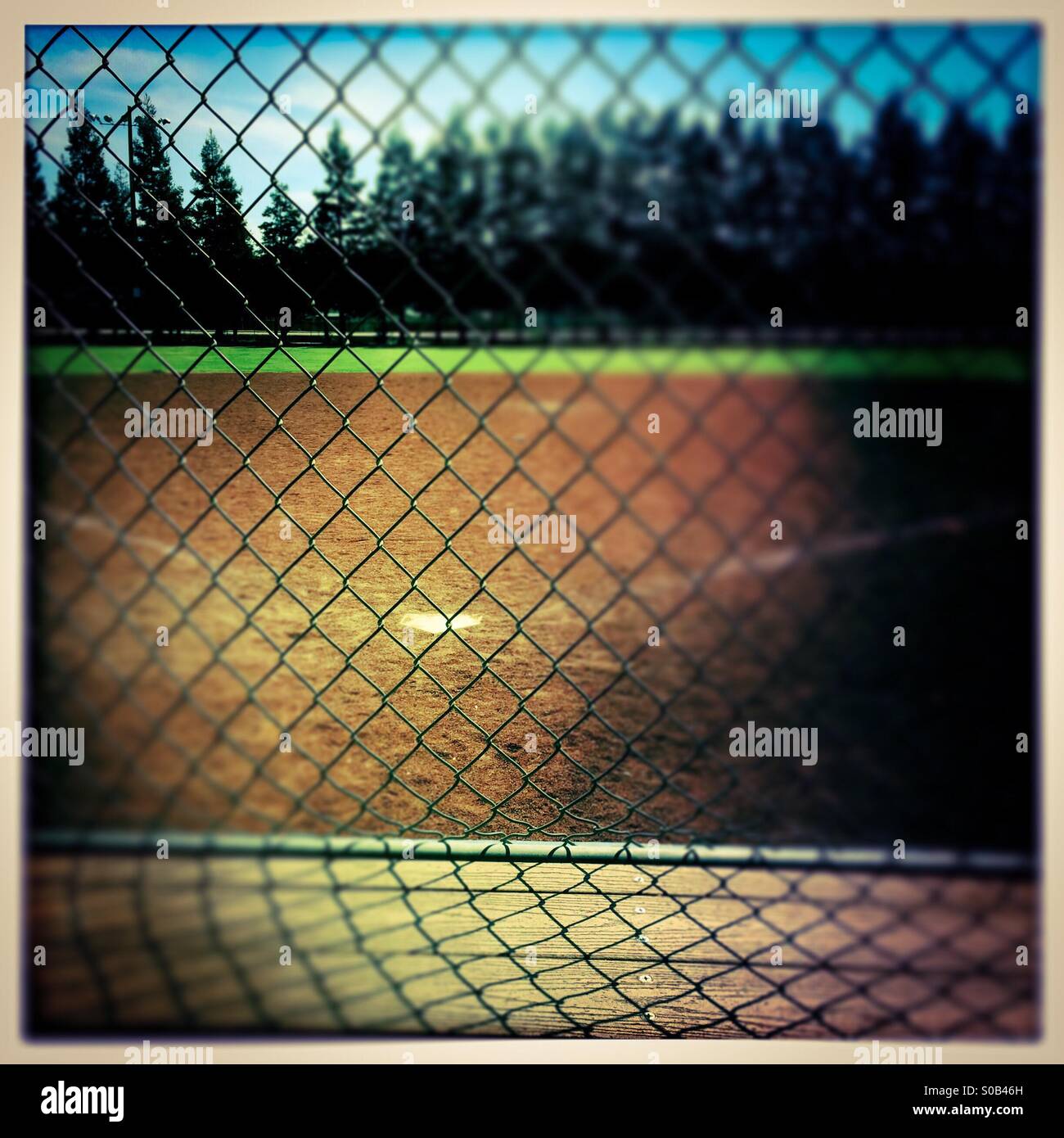 Backstop hi-res stock photography and images - Alamy
