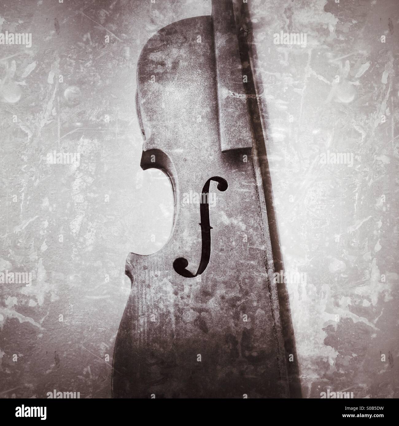 Half violin for interior design crafted in Cremona land of violinmaking ...