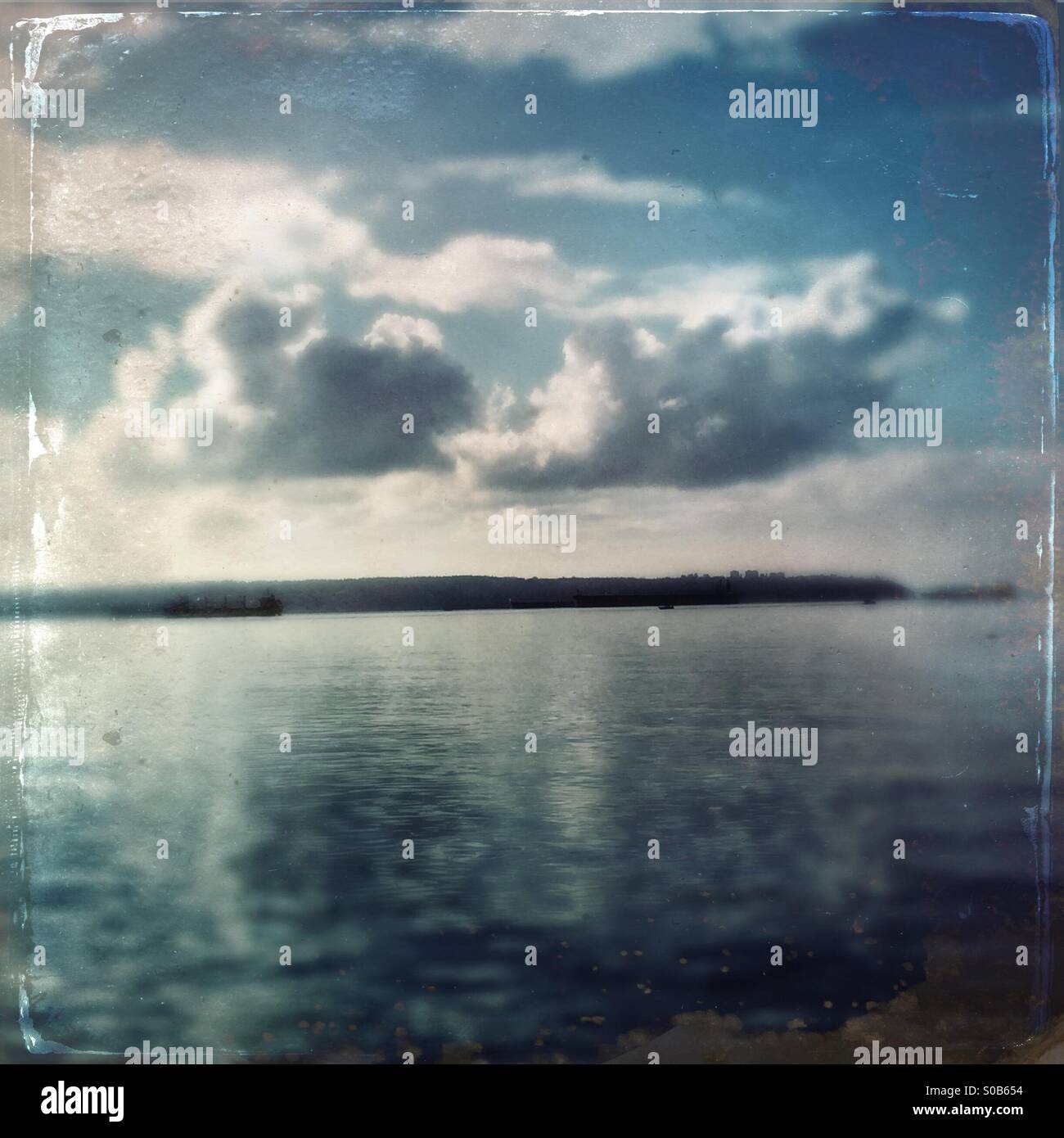 Grey puffy clouds hi-res stock photography and images - Alamy